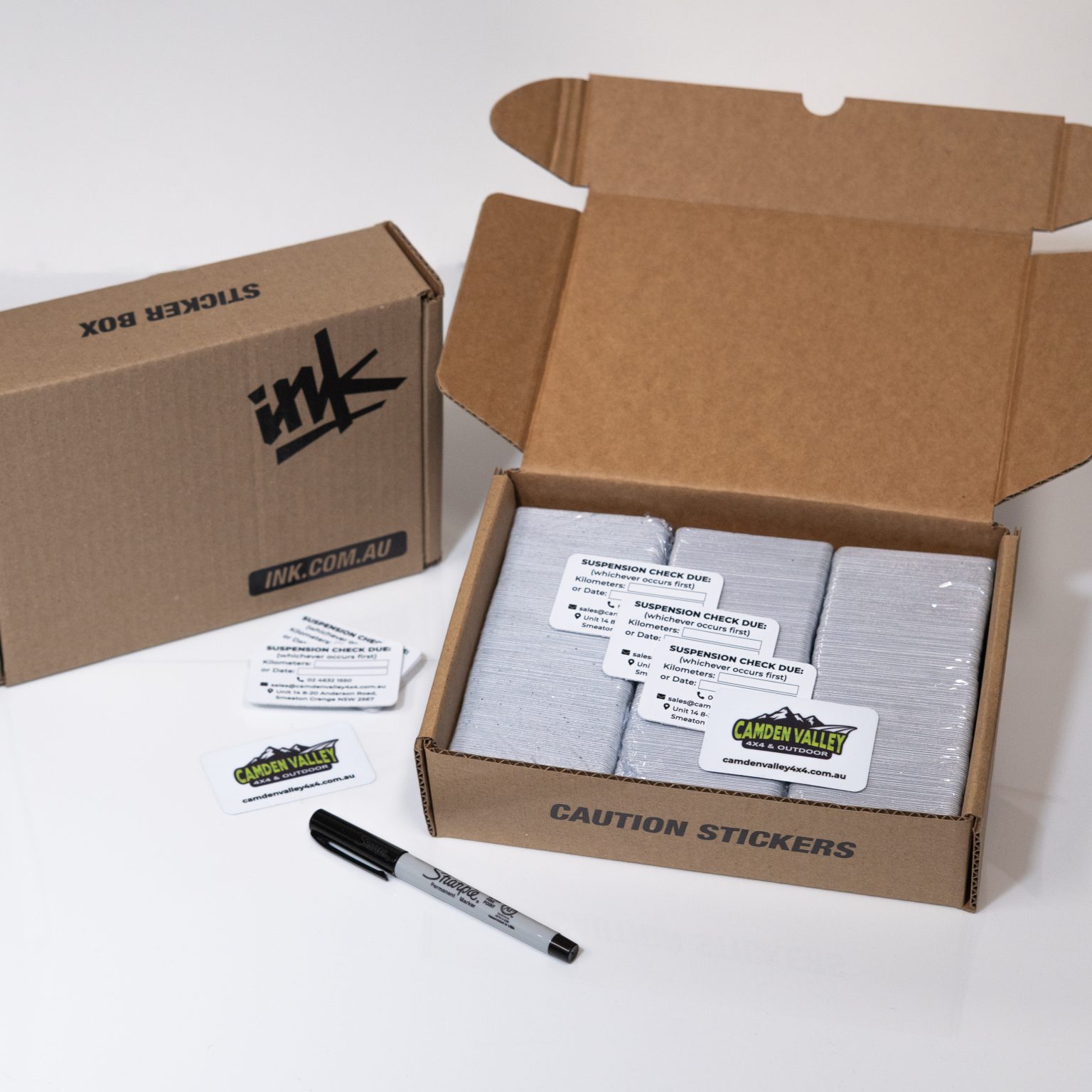 Custom Service Stickers | Car Service Stickers - Ink.com.au